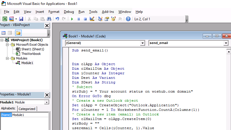 Sending Emails From Excel Using VBA Macro And Outlook Windows OS Hub