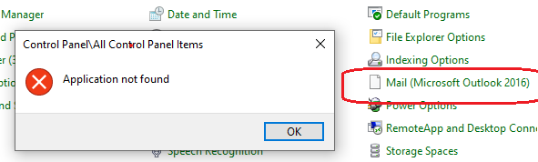 Control Panel Mail App Not Found On Windows 10 Windows OS Hub Control Panel Mail App Not Found On Windows 10 Windows OS Hub