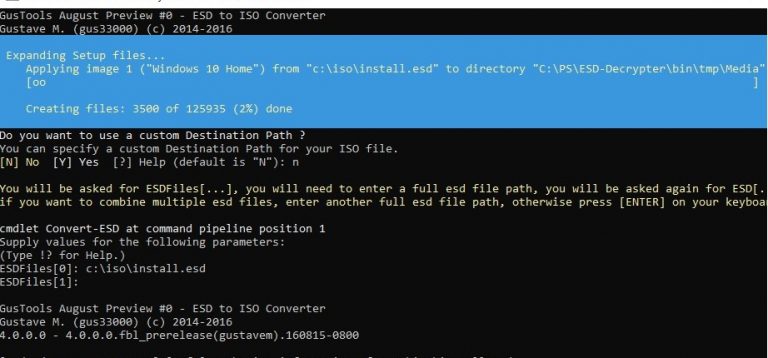 How to Convert Install.ESD to the Bootable .ISO Image in Windows 10 | Windows OS Hub