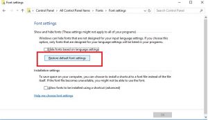 How to Restore Default Fonts in Windows 11 and 10 | Windows OS Hub