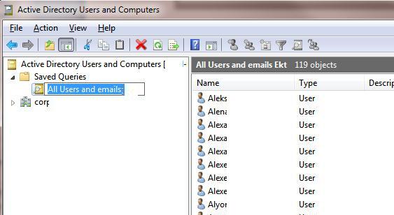 Using Saved Queries In ADUC MMC Active Directory User And Computers 