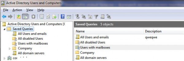 Using Saved Queries in ADUC MMC (Active Directory User and Computers ...