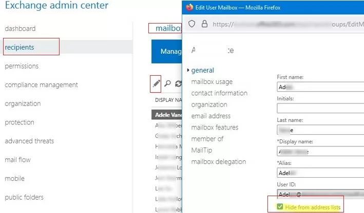 How To Hide Users And Groups From The Global Address List On Exchange 