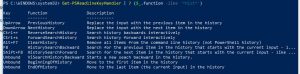 Using Previous Command History in PowerShell Console | Windows OS Hub