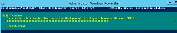 Copying Large Files over an Unreliable Network Using BITS and PowerShell | Windows OS Hub