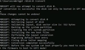 MBR2GPT: Converting MBR to GPT Disk in Windows 10 | Windows OS Hub