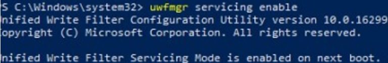 Using the Unified Write Filter (UWF) on Windows 10 | Windows OS Hub