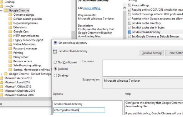Configure Google Chrome Settings with Group Policy | Windows OS Hub