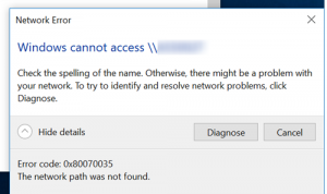 Fixing 'The Network Path Was Not Found' 0x80070035 Error Code on ...