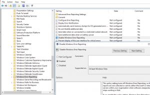 How to Disable Windows Error Reporting and Clear WERReportQueue Folder ...