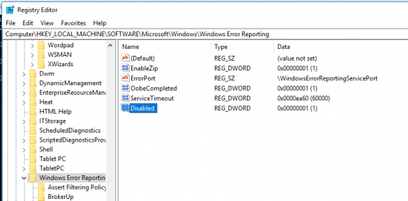 How to Disable Windows Error Reporting and Clear WERReportQueue Folder ...