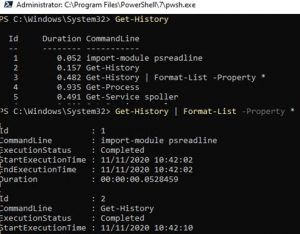 Previous Command History in PowerShell Console | Windows OS Hub