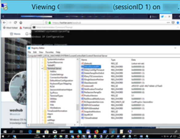 Remote Desktop Session Shadowing Mode in Windows 10 | Windows OS Hub