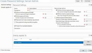 Configuring a Domain Password Policy in the Active Directory | Windows ...