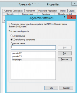 How to Allow or Deny Workstation Logons for AD Users | Windows OS Hub