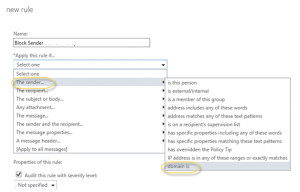 How to Block Sender Domain or Email Address in Exchange and Microsoft ...