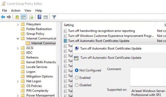 Updating List of Trusted Root Certificates in Windows | Windows OS Hub
