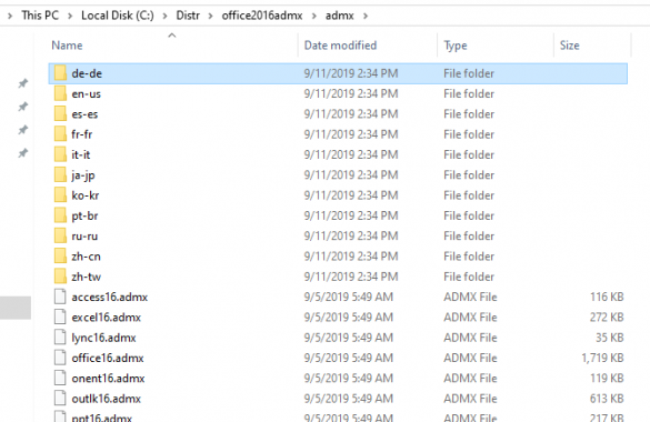 Installing MS Office Group Policy Administrative Templates (ADMX ...