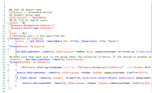 Implementing Dynamic Groups in Active Directory with PowerShell ...