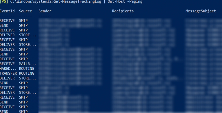 Get-MessageTrackingLog: Search Message Tracking Logs on Exchange Server ...