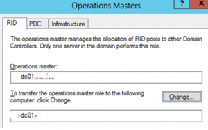 Transferring/Seizing FSMO Roles to Another Domain Controller | Windows ...