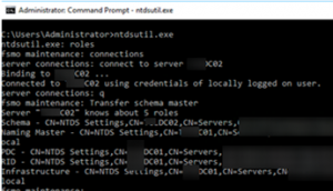 Transfer/Seize FSMO Roles to Another Domain Controller in AD | Windows ...