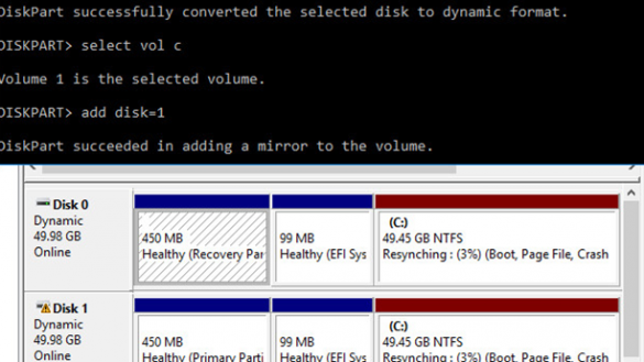 Software RAID1 (Mirror) for Boot Drive on Windows | Windows OS Hub