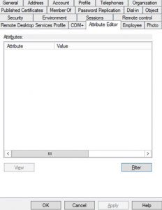 Using Attribute Editor in Active Directory Users and Computers ...