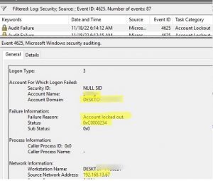 Identify Source of Active Directory Account Lockouts: Troubleshooting