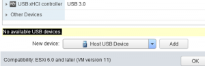Configuring USB Devices Passthrough from VMWare ESXi to a Virtual ...