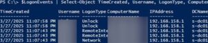 Check User Login History in Active Directory with PowerShell | Windows ...