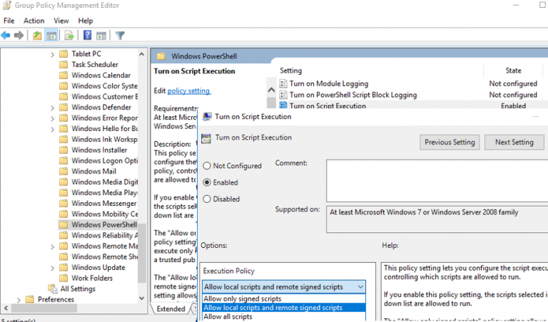 About_execution_policies Windows 10