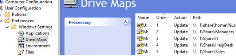 Mapping Network Drives (Shared Folders) via Group Policy | Windows OS Hub