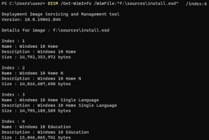 Find Windows Version, Edition, and Build from ISO or WIM file | Windows ...