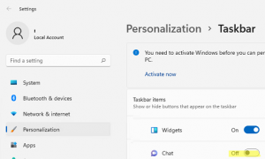 Removing Built-in Teams Chat in Windows 11 | Windows OS Hub