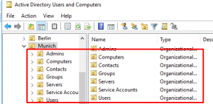Create Organizational Units (OU) Structure in Active Directory with ...