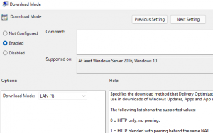 Using Windows Update Delivery Optimization in Local Networks | Windows ...