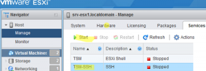 Enable SSH on VMware ESXi Host | Windows OS Hub