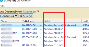 Find Windows OS Versions and Builds in Active Directory | Windows OS Hub