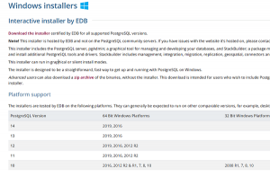 Install and Configure PostgreSQL on Windows | Windows OS Hub