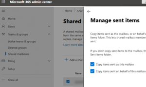 Save Sent Items in Shared Mailbox on Exchange (Microsoft 365) | Windows ...