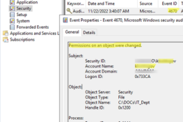How to Detect Who Changed the File/Folder NTFS Permissions on Windows ...