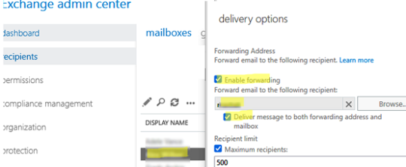 Configure Email Forwarding for Mailbox on Exchange Server/Microsoft 365 | Windows OS Hub