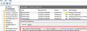 Tracking Printer Usage with Windows Event Viewer Logs | Windows OS Hub