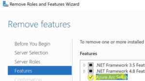 Removing Azure Arc Setup Feature on Windows Server 2022 | Windows OS Hub