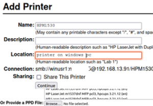 Printing from Linux to a Windows Shared Printer | Windows OS Hub
