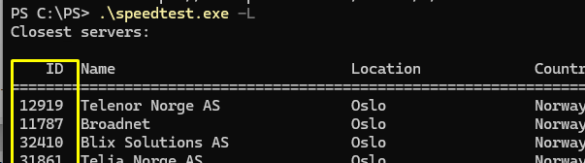 Testing Internet Speed from Windows Command Prompt (PowerShell ...