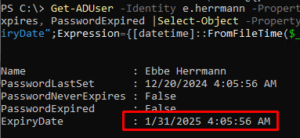 Extend an Expired User Password in Active Directory | Windows OS Hub