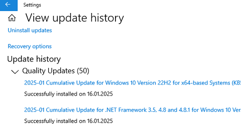 View Windows Update History with PowerShell (CMD) | Windows OS Hub