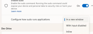 Run Elevated Commands with Sudo on Windows 11 | Windows OS Hub